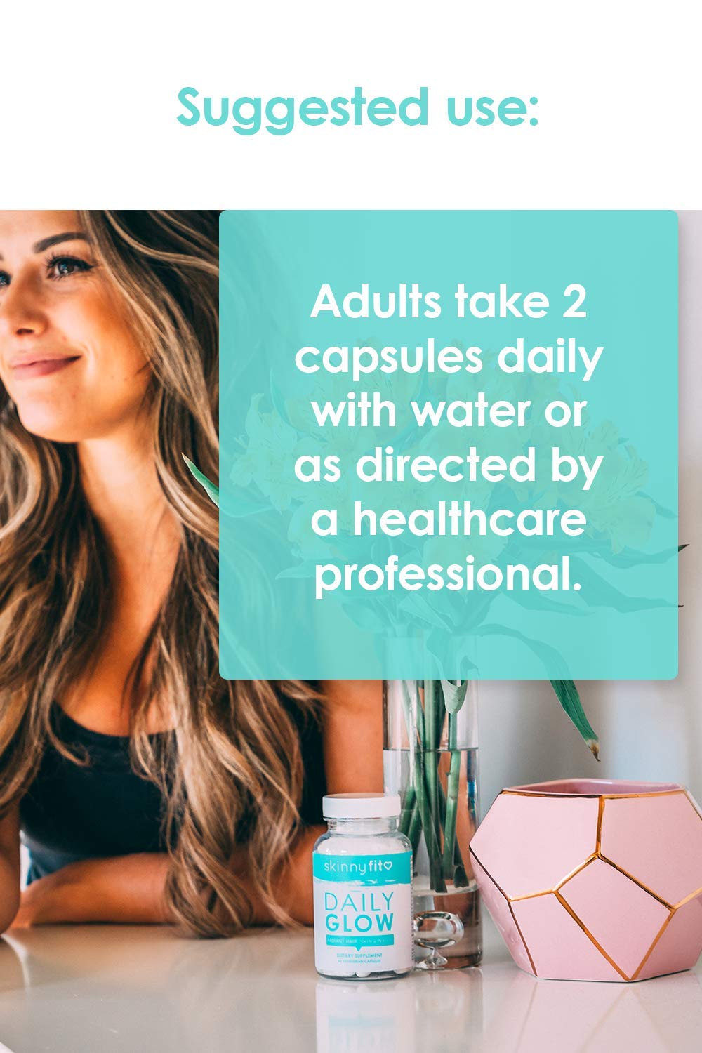 skinnyfit daily glow blended vitamin & mineral supplements
