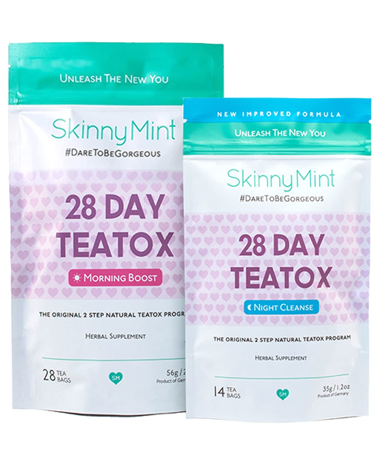 SkinnyMint detox tea 28 day program