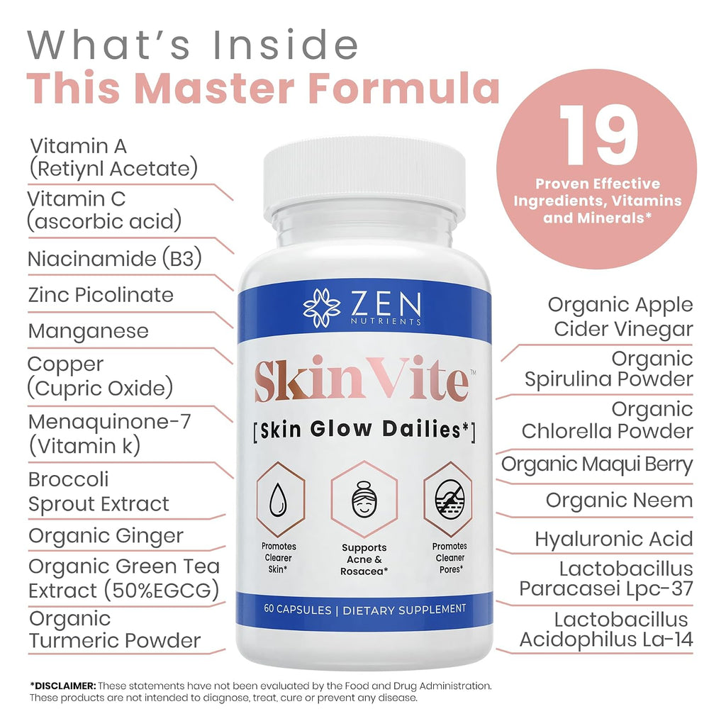 SkinVite capsules for radiant complexion
