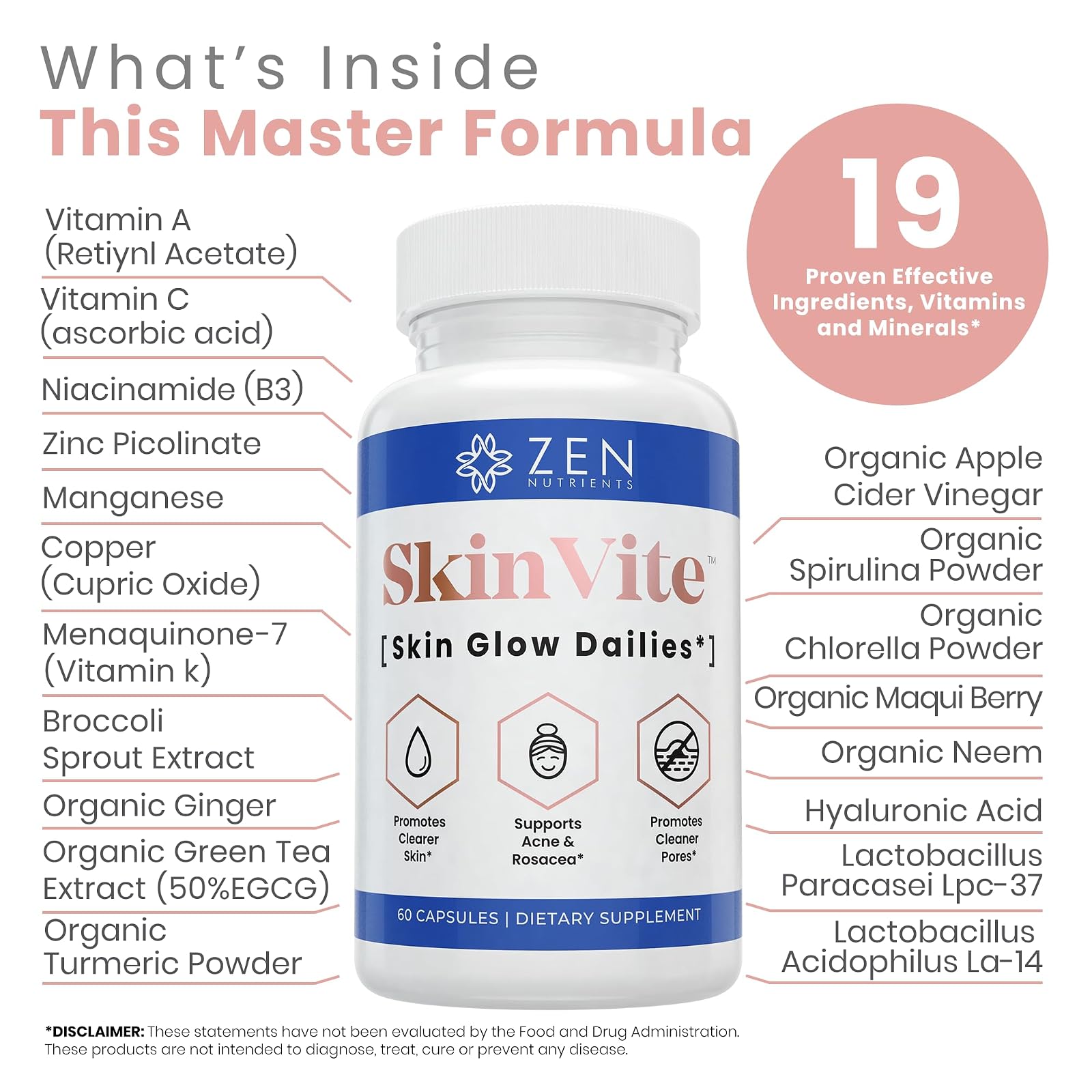 SkinVite capsules for radiant complexion