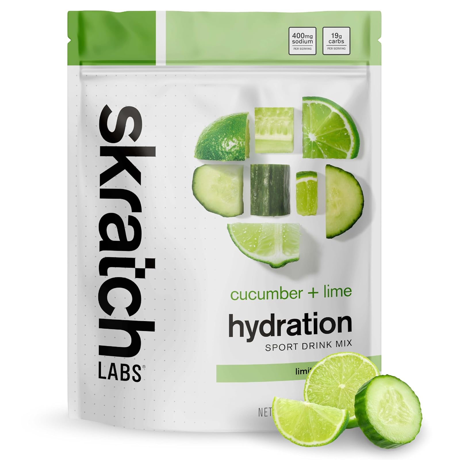 Skratch Labs cucumber lime hydration mix