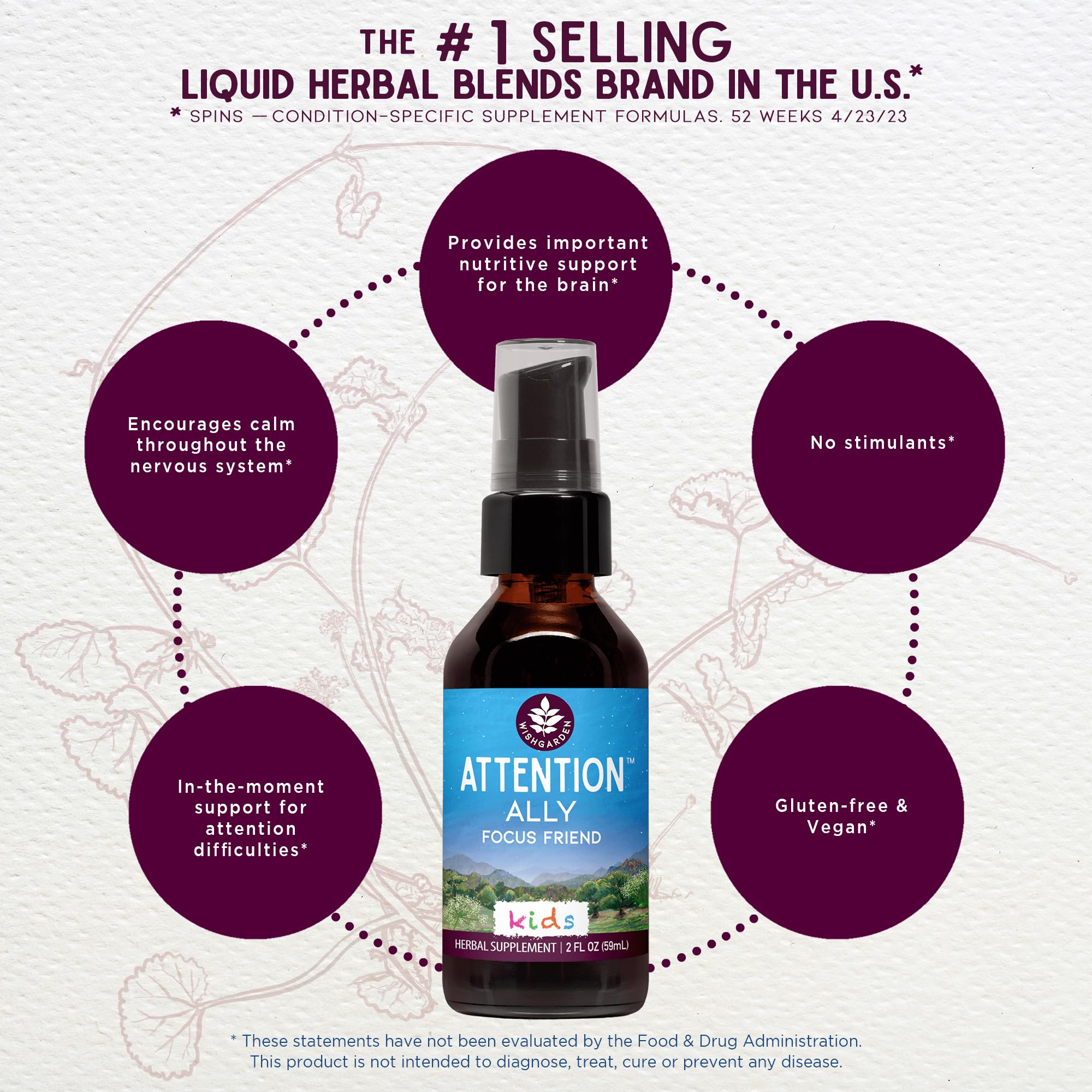 Skullcap extract for calmness