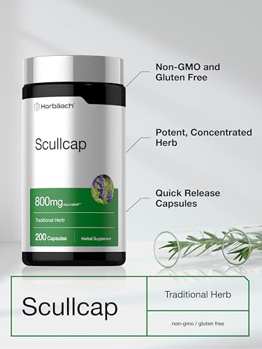 Skullcap herb for relaxation and calm