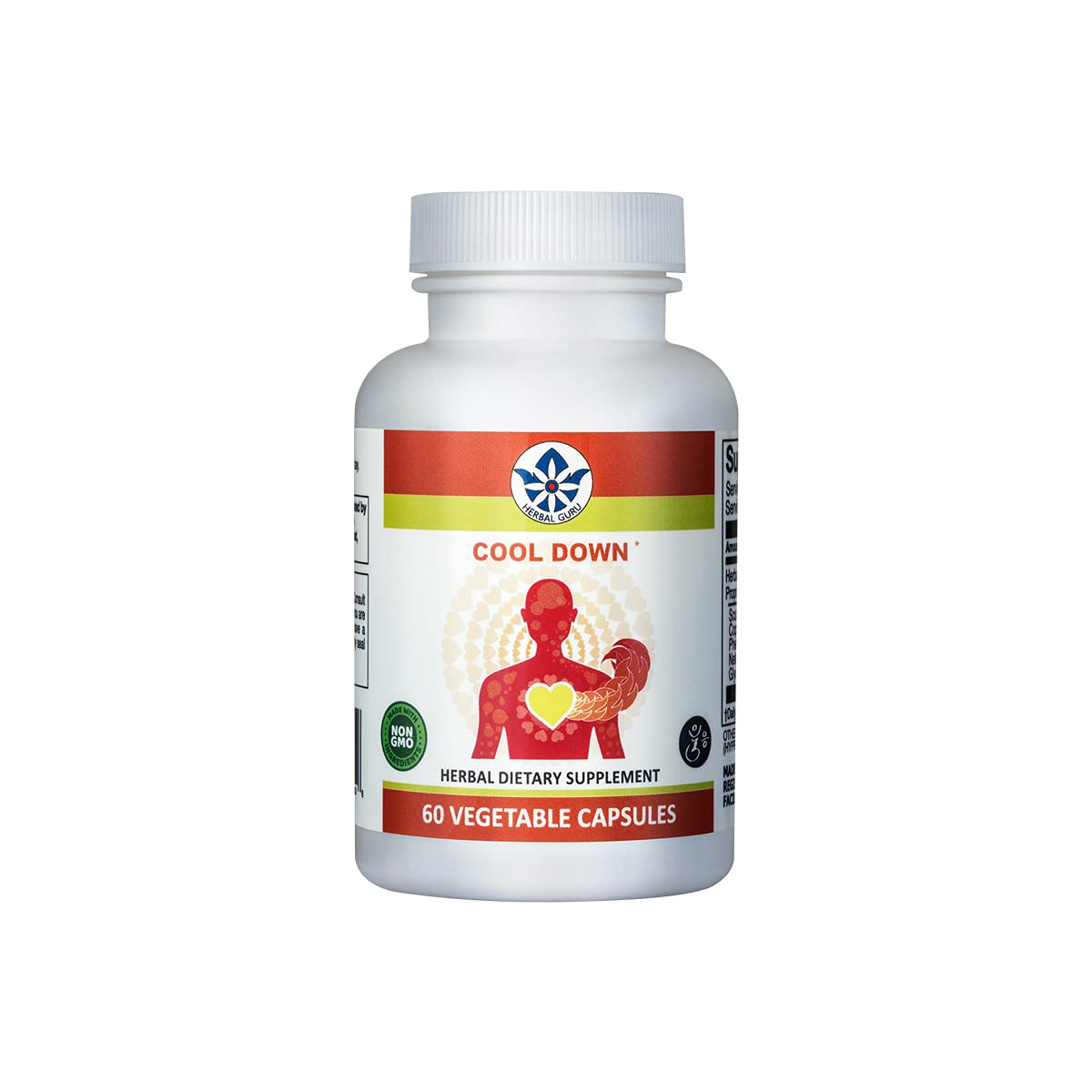 Skullcap herbal supplement capsules