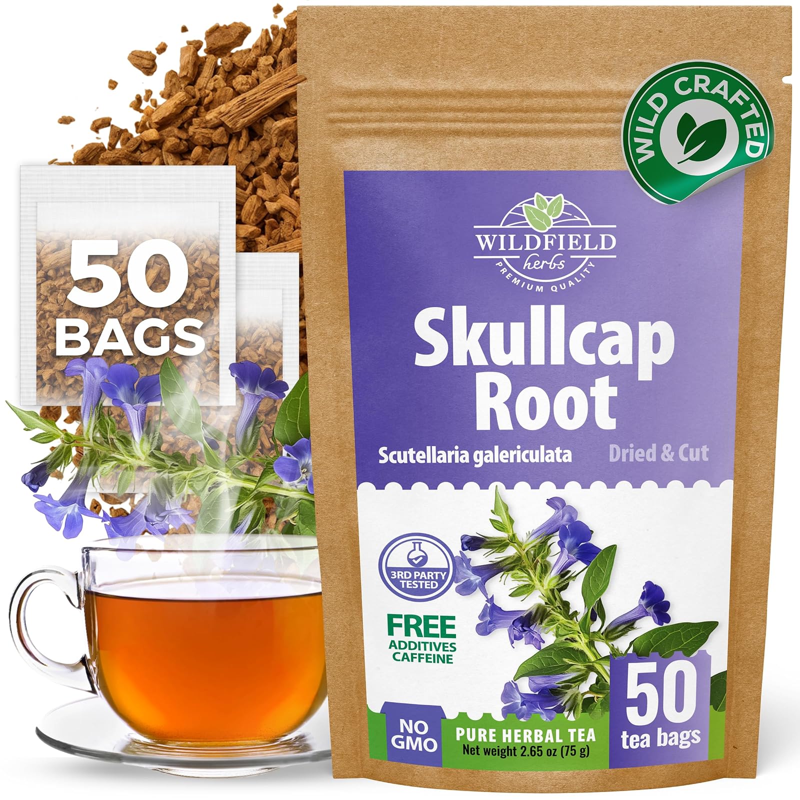 skullcap herbal tea for relaxation
