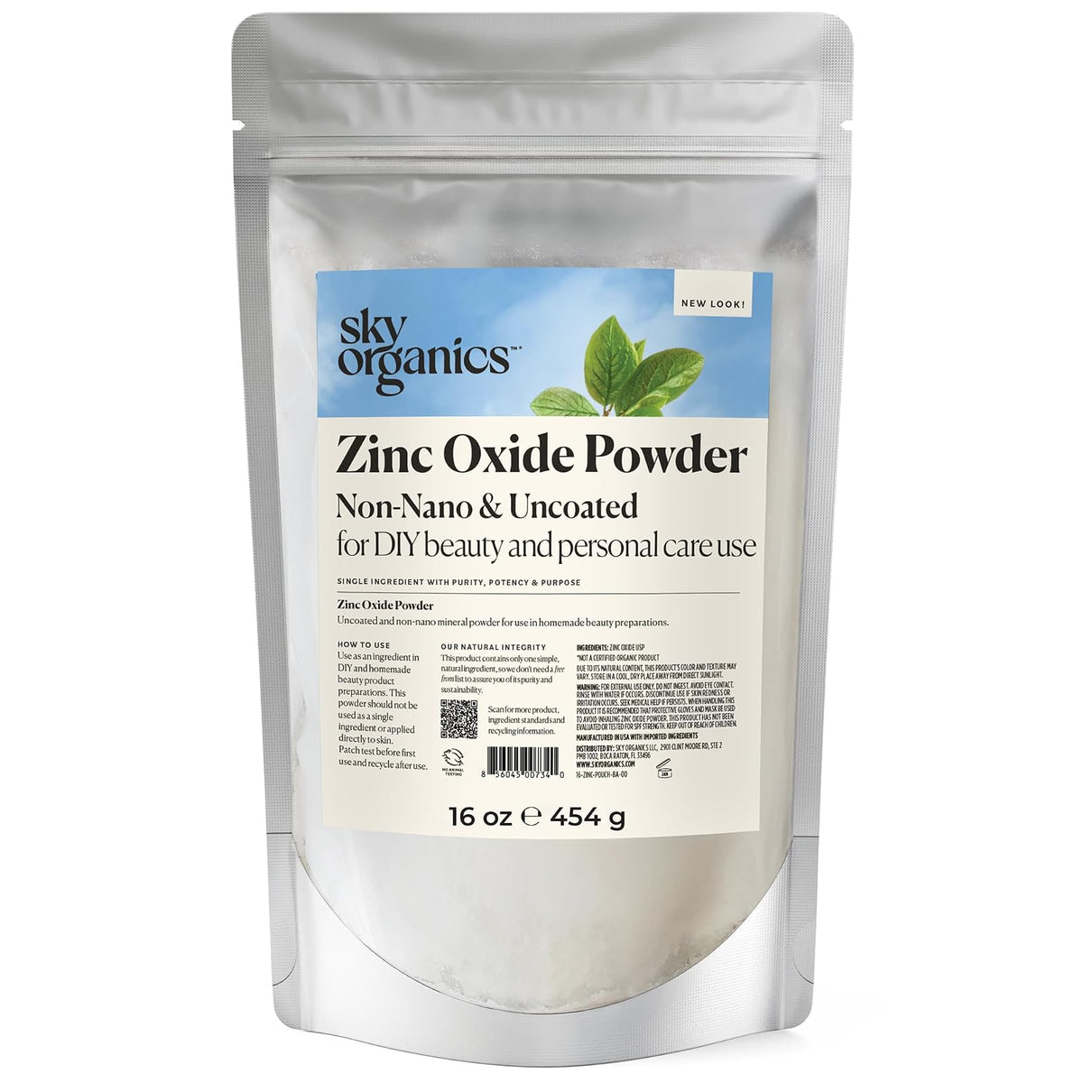 Sky Organics zinc oxide powder benefits