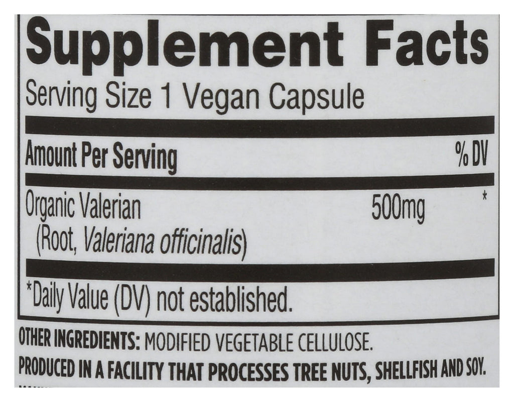 sleep aid valerian vegetarian capsules