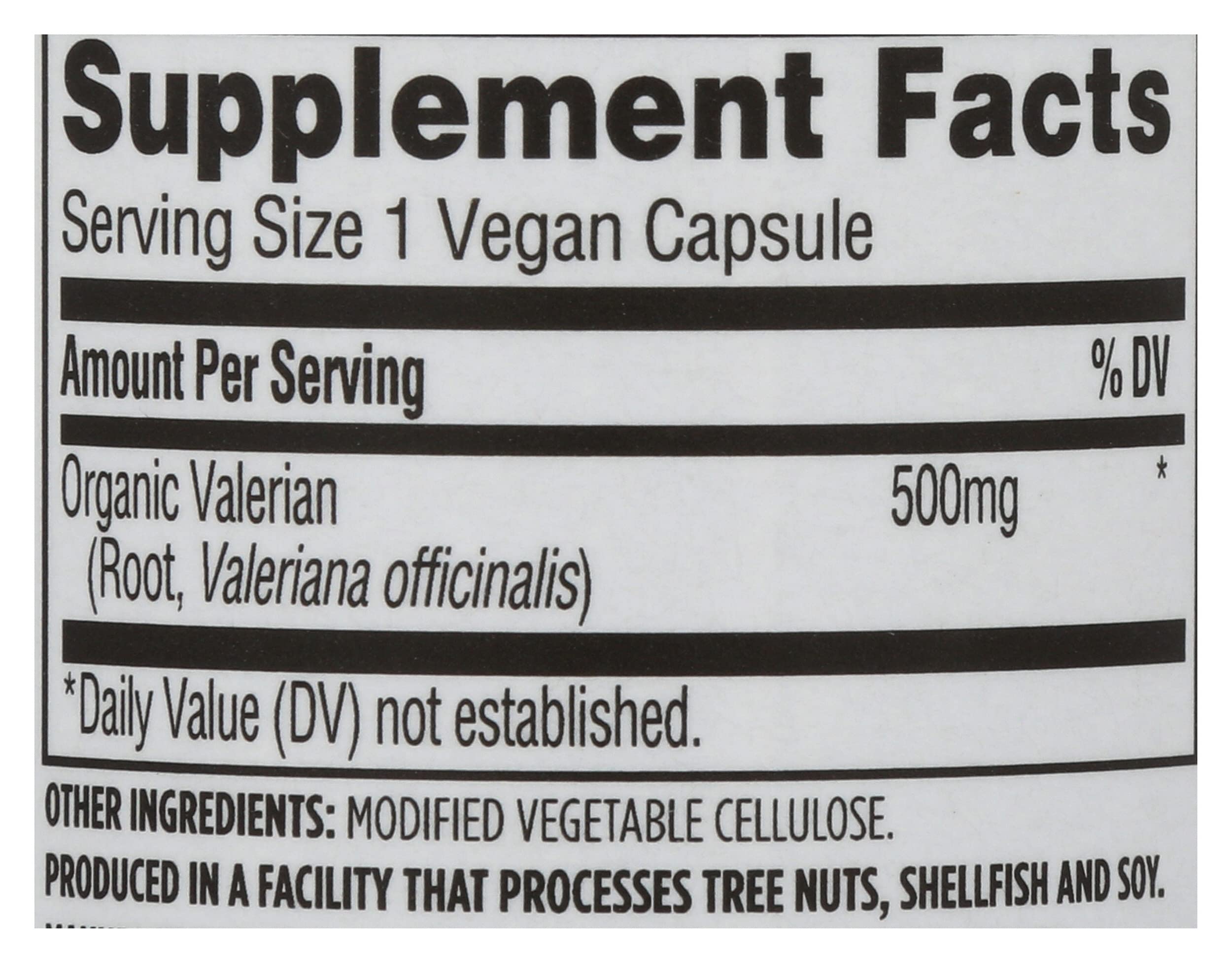 sleep aid valerian vegetarian capsules