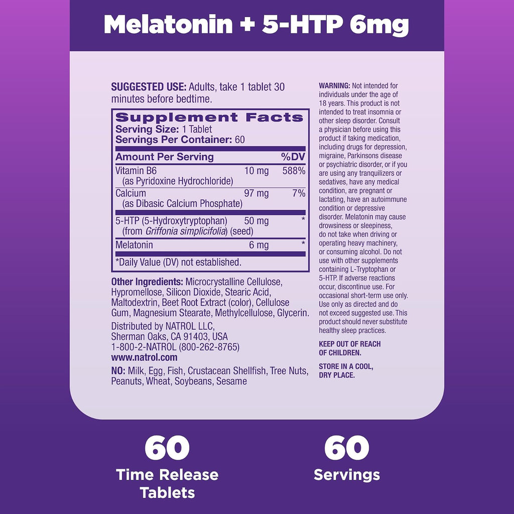 Sleep blend tablets for enhanced nighttime comfort