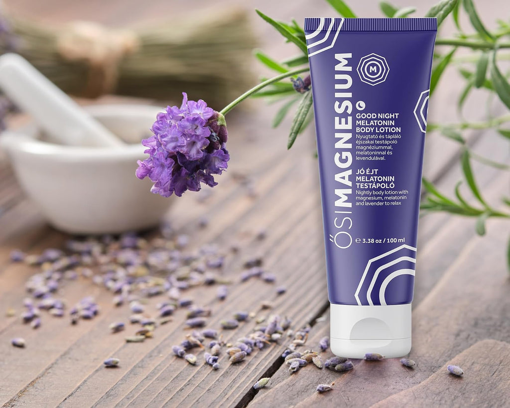 Sleep-enhancing lavender moisturizer