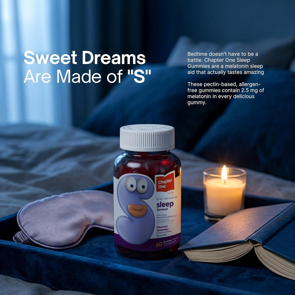 Sleep gummies with 2.5 mg melatonin