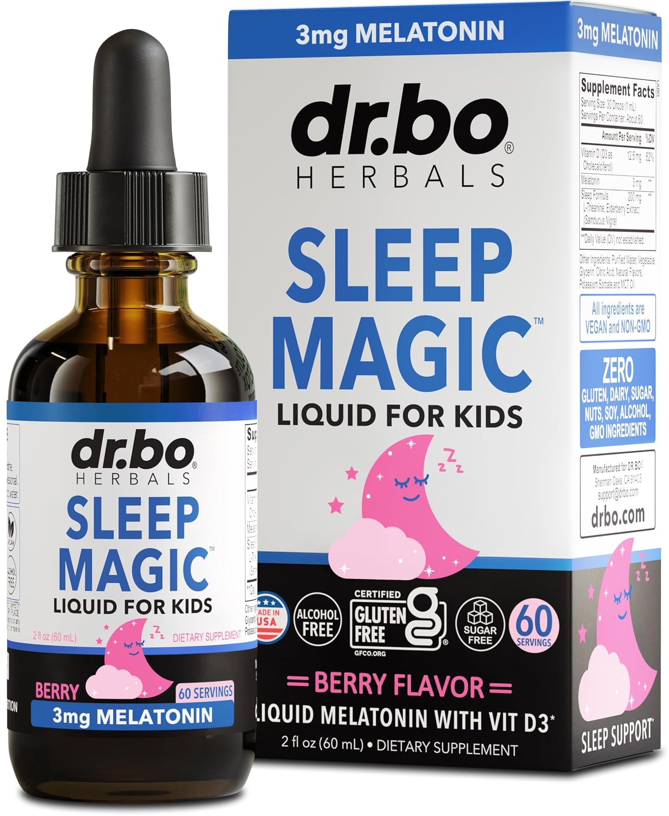 Sleep Magic kids melatonin liquid