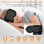 sleep mask promoting better sleep