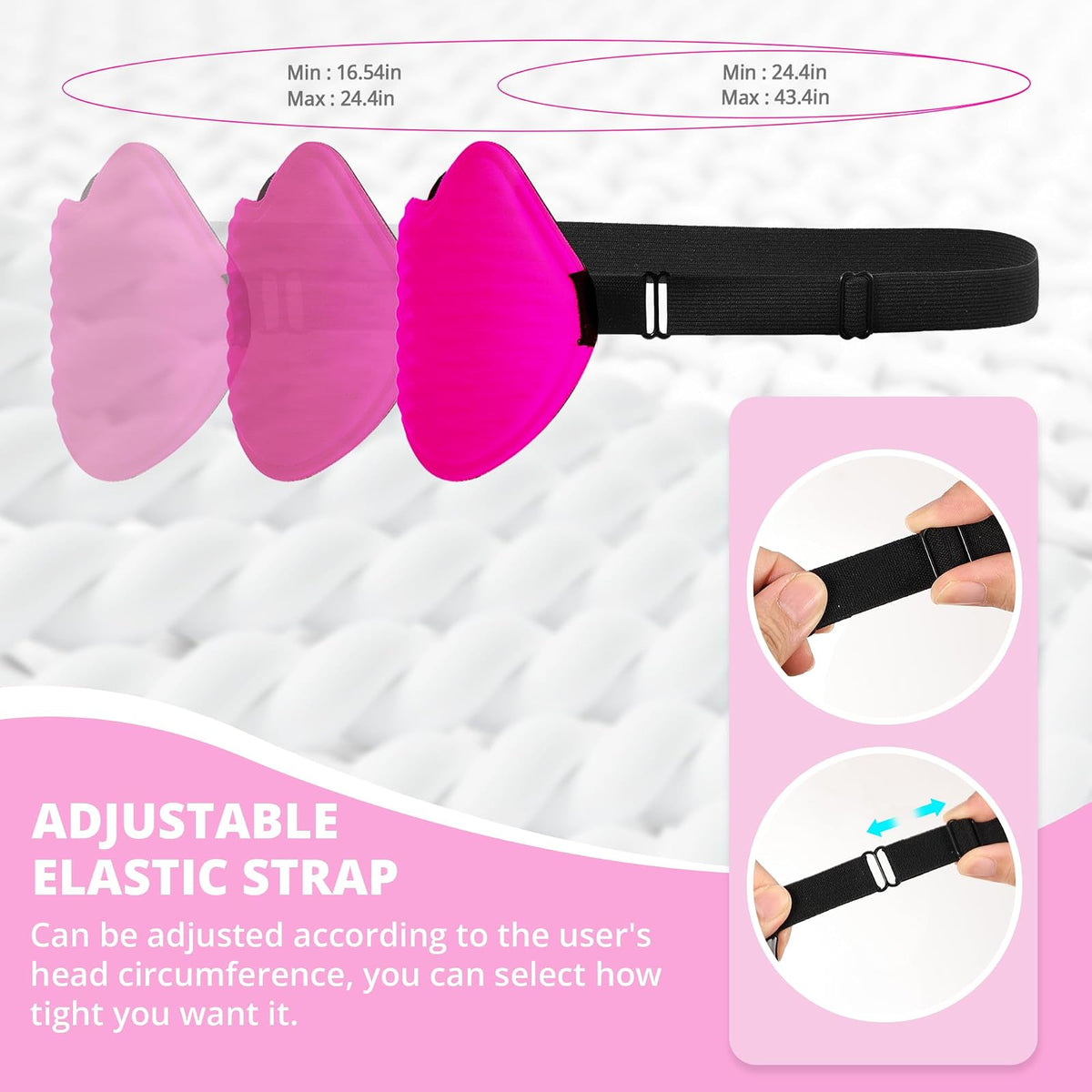 sleep mask promoting healthy sleep habits