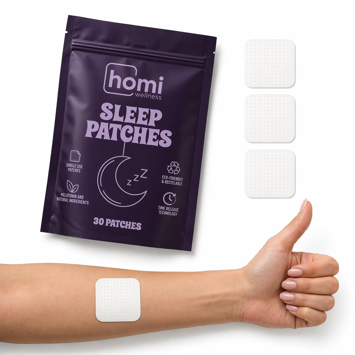 Sleep patches for better rest
