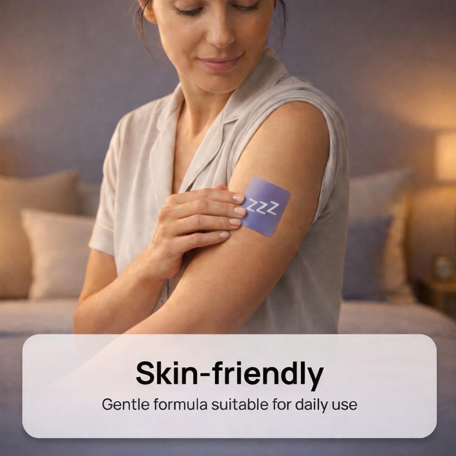 Sleep patches for stress relief and calm