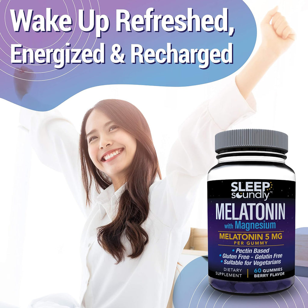 Sleep Soundly 5 mg melatonin for relaxation