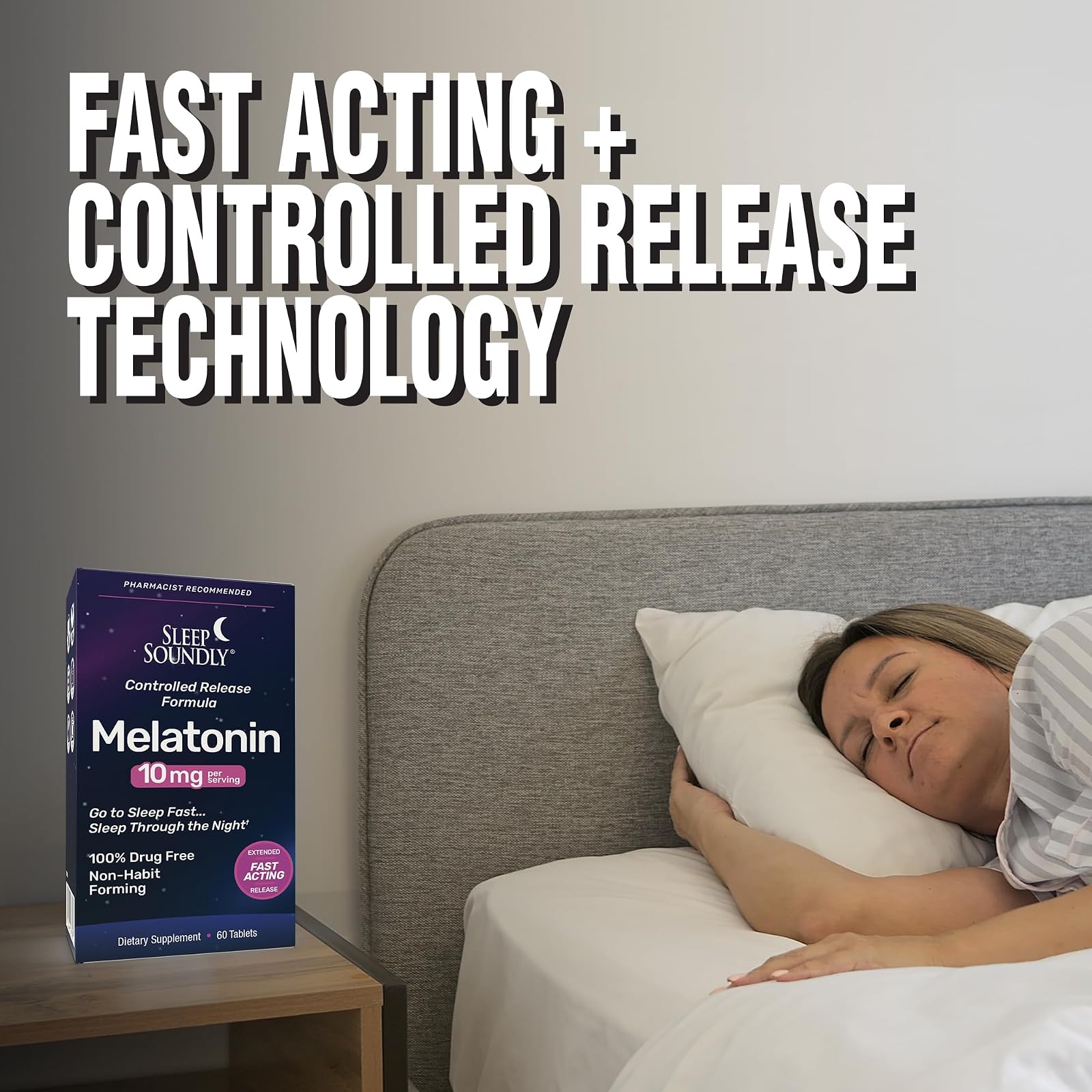Sleep Soundly melatonin for better nights