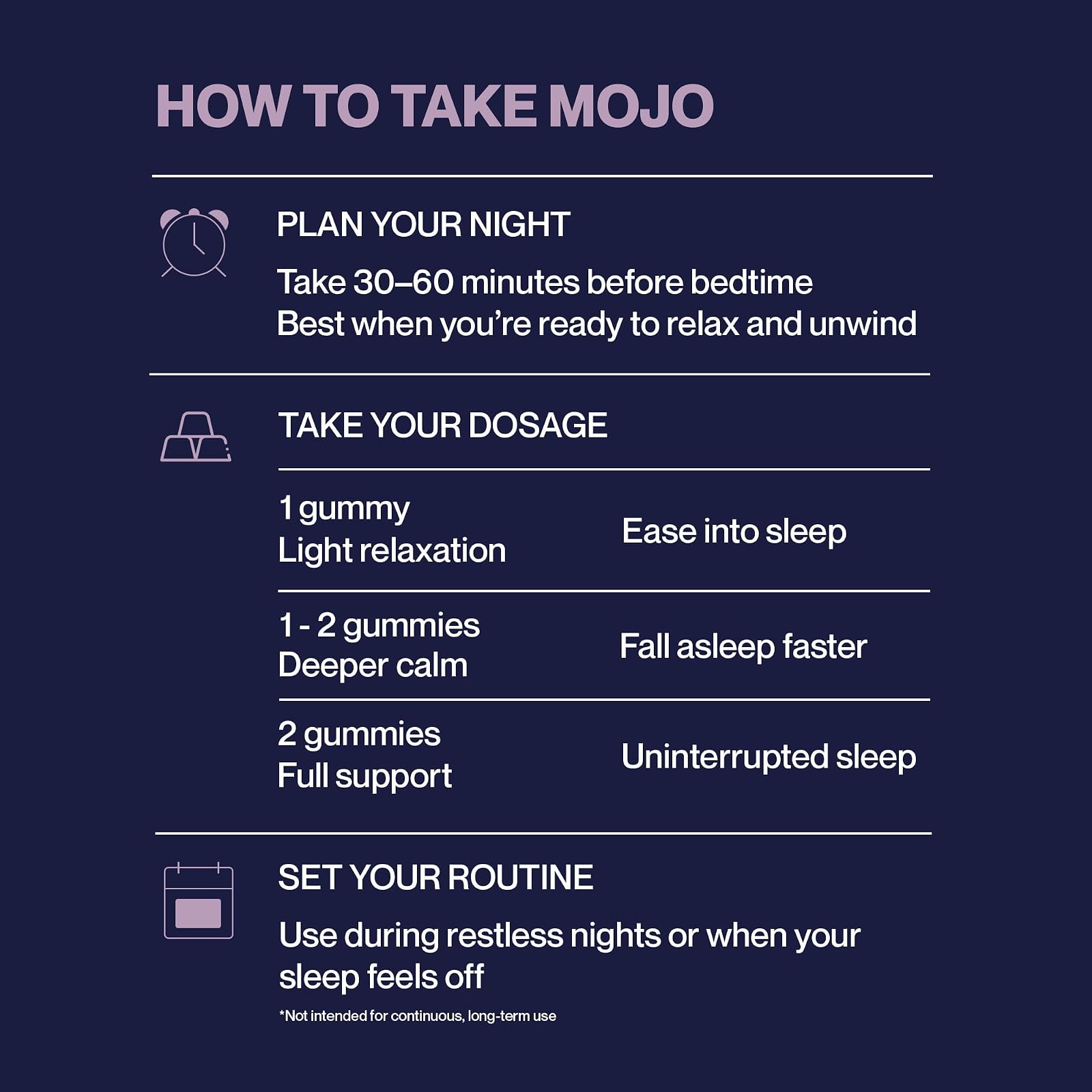 Sleep support gummies for better rest
