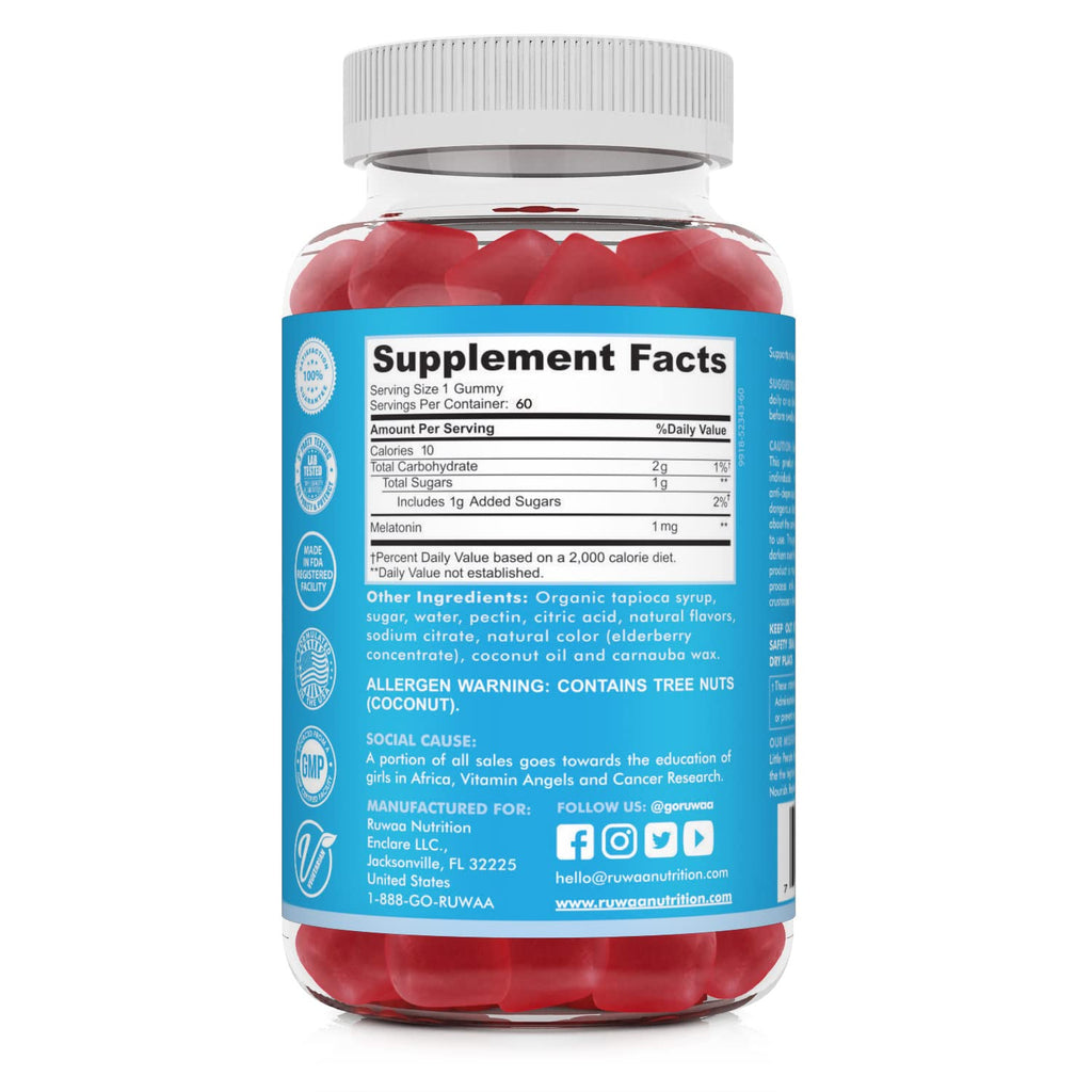 Sleep support gummies with melatonin