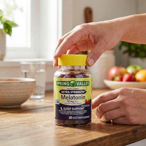 Sleep support gummies with melatonin