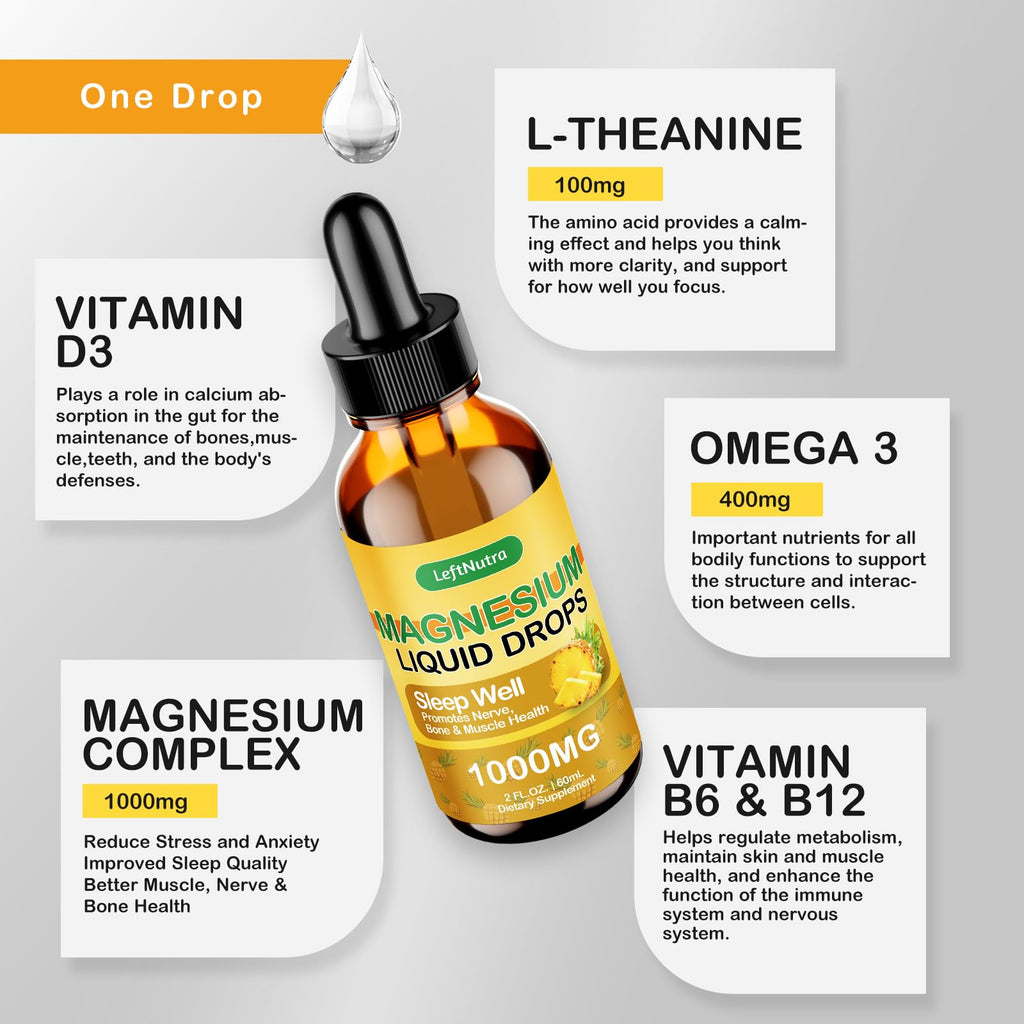 sleep support magnesium drops