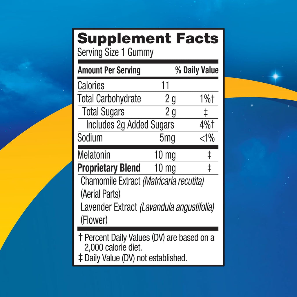 sleep support melatonin 10mg gummies