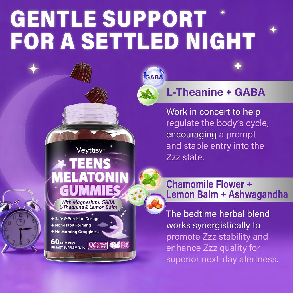 sleep support melatonin gummies for youth