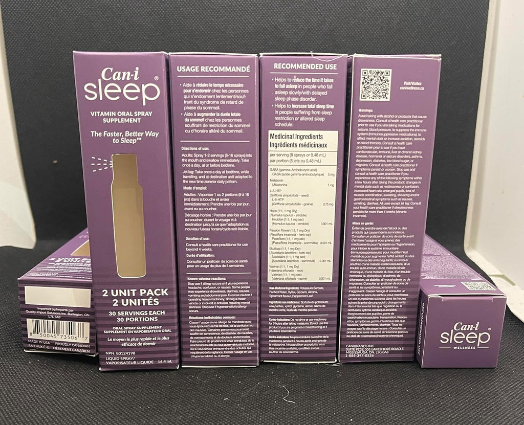 Sleep support melatonin spray 2 oz