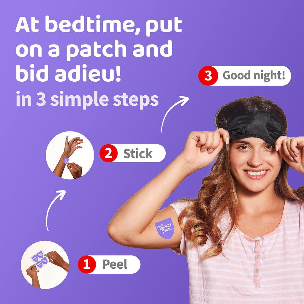 sleep support patches with melatonin