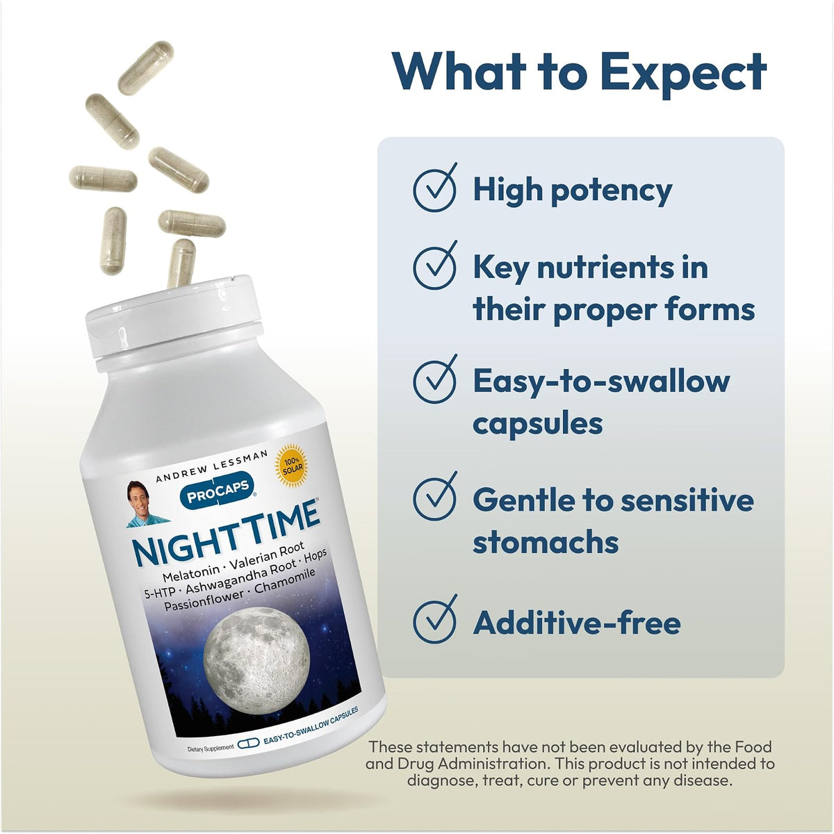 sleep support with Andrew Lessman melatonin