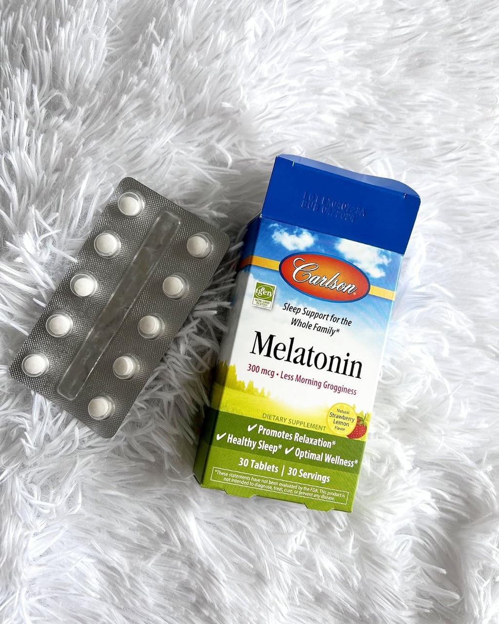sleep support with Carlson melatonin