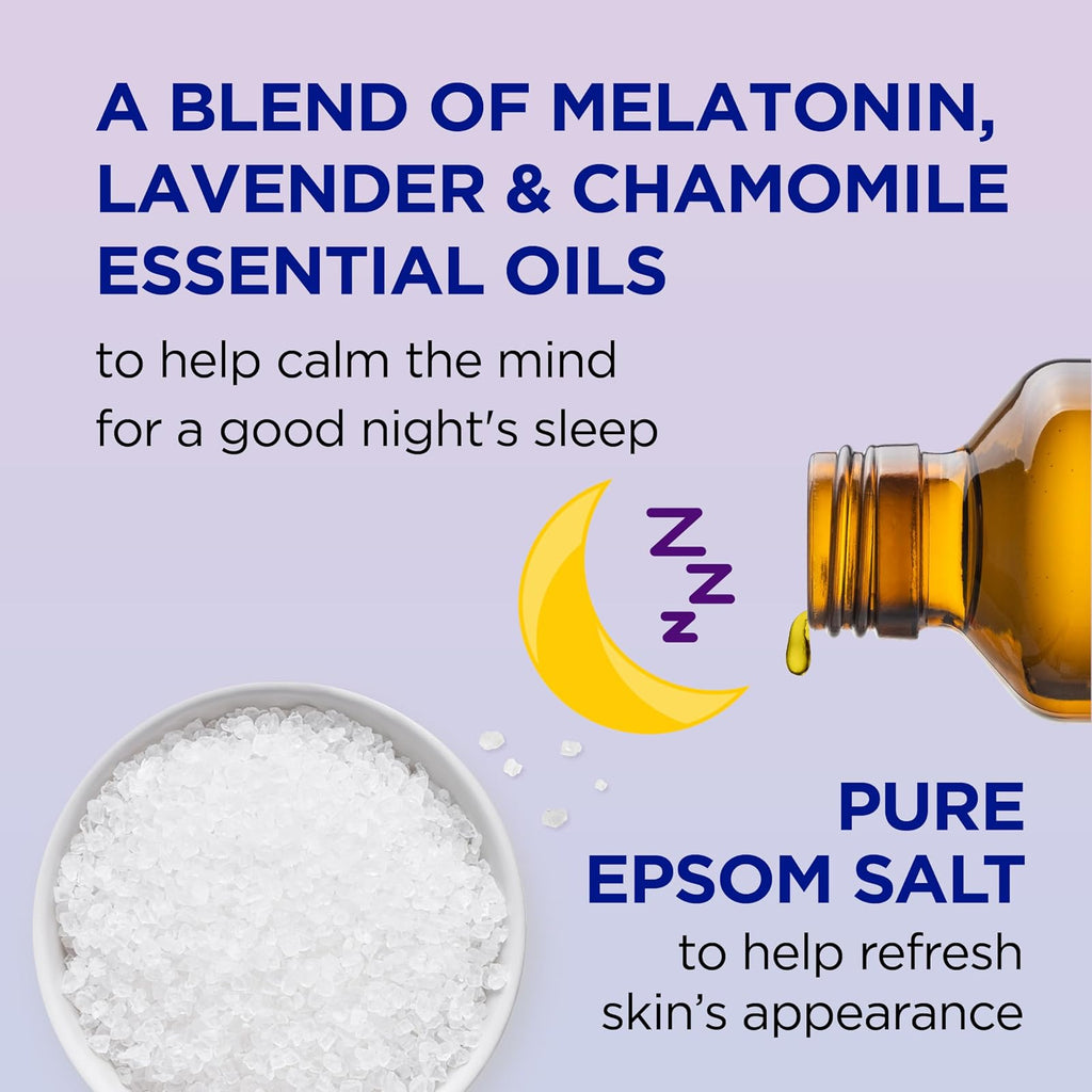 Sleep support with Dr Teal's melatonin