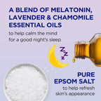 Sleep support with Dr Teal's melatonin