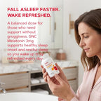 sleep support with GNC melatonin