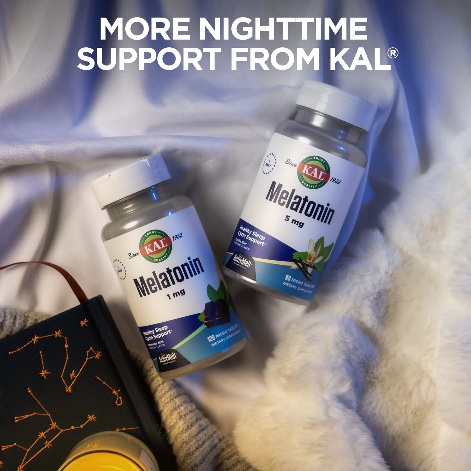 sleep support with KAL melatonin drops