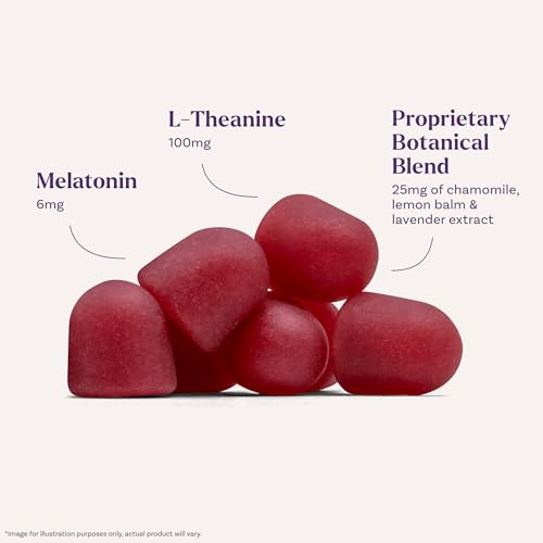 Sleep support with L-Theanine gummies
