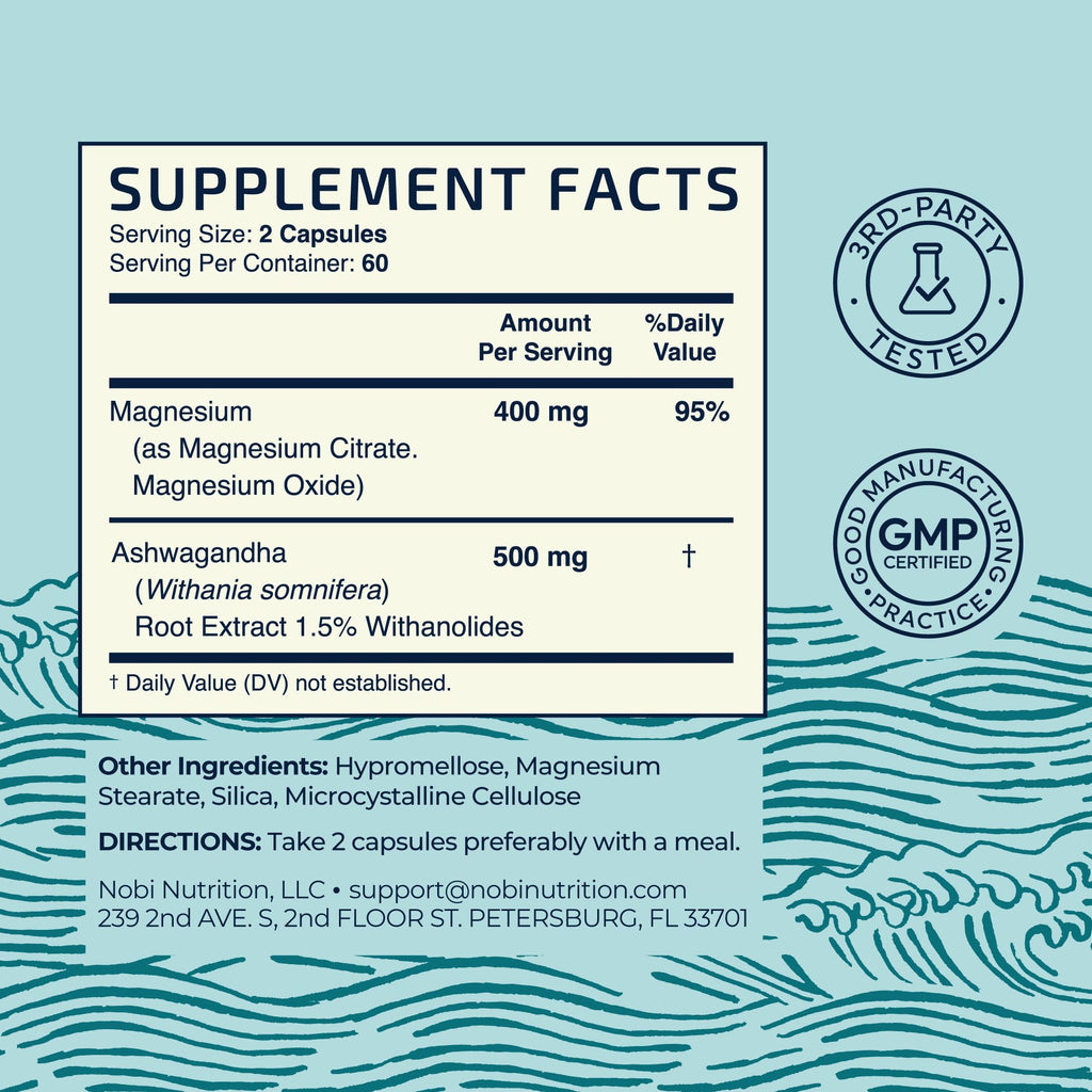 sleep support with magnesium ashwagandha