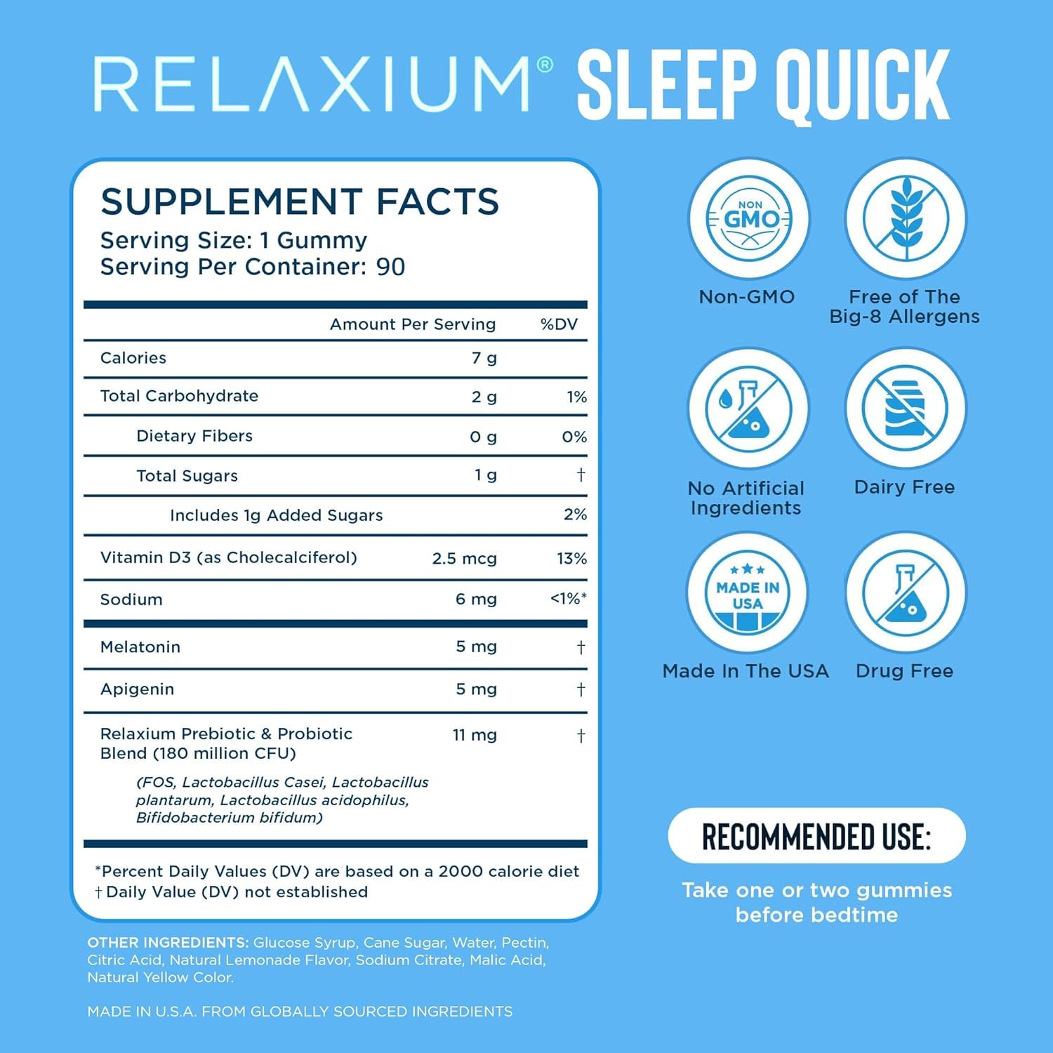 Sleep support with Relaxium melatonin