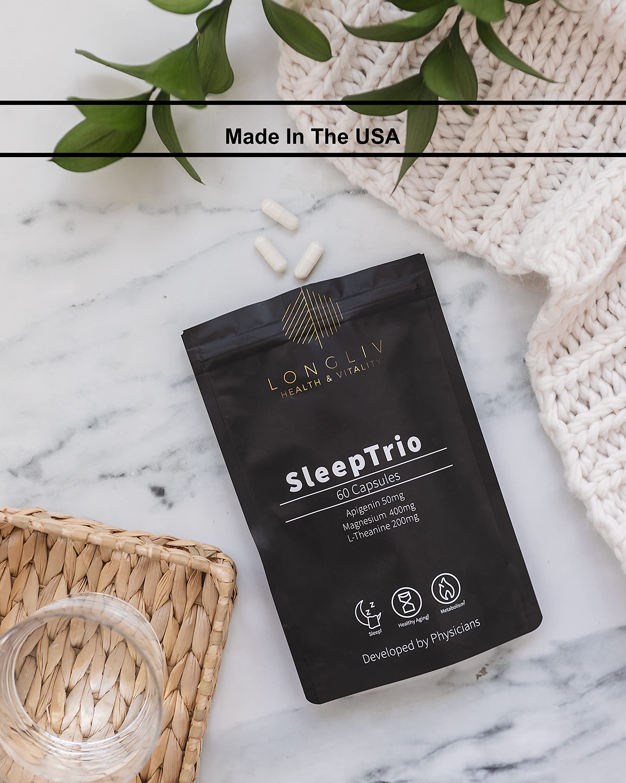 Sleep Trio capsules for nighttime tranquility