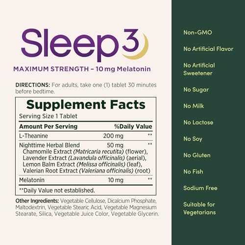 sleep well with Nature's Bounty melatonin