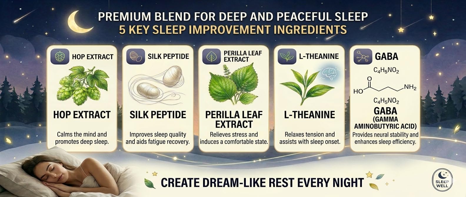 SleepRest+ Night for restful nights
