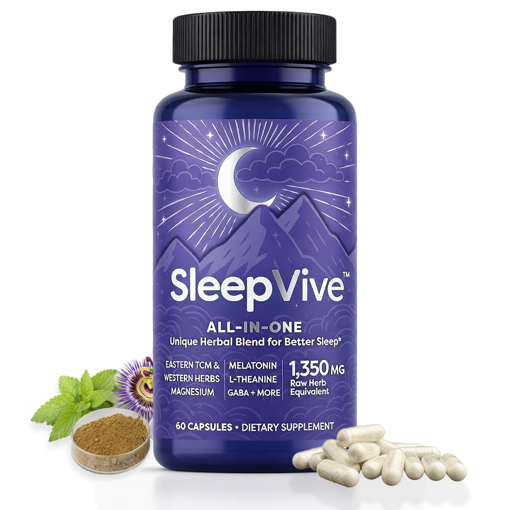 SleepVive melatonin sleep aid capsules
