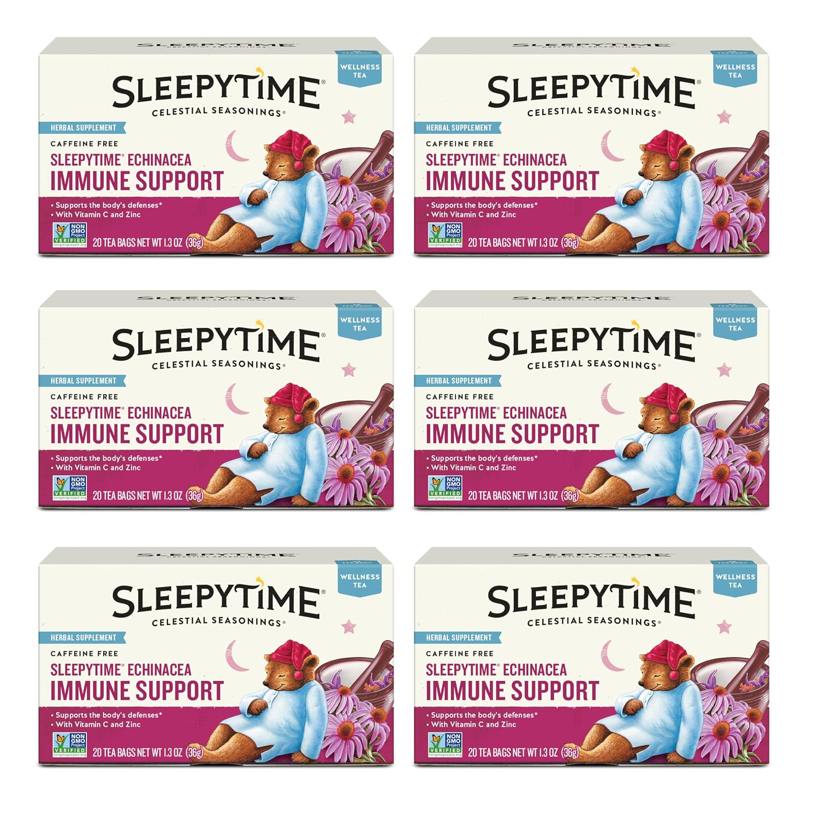 sleepytime echinacea herbal tea bags