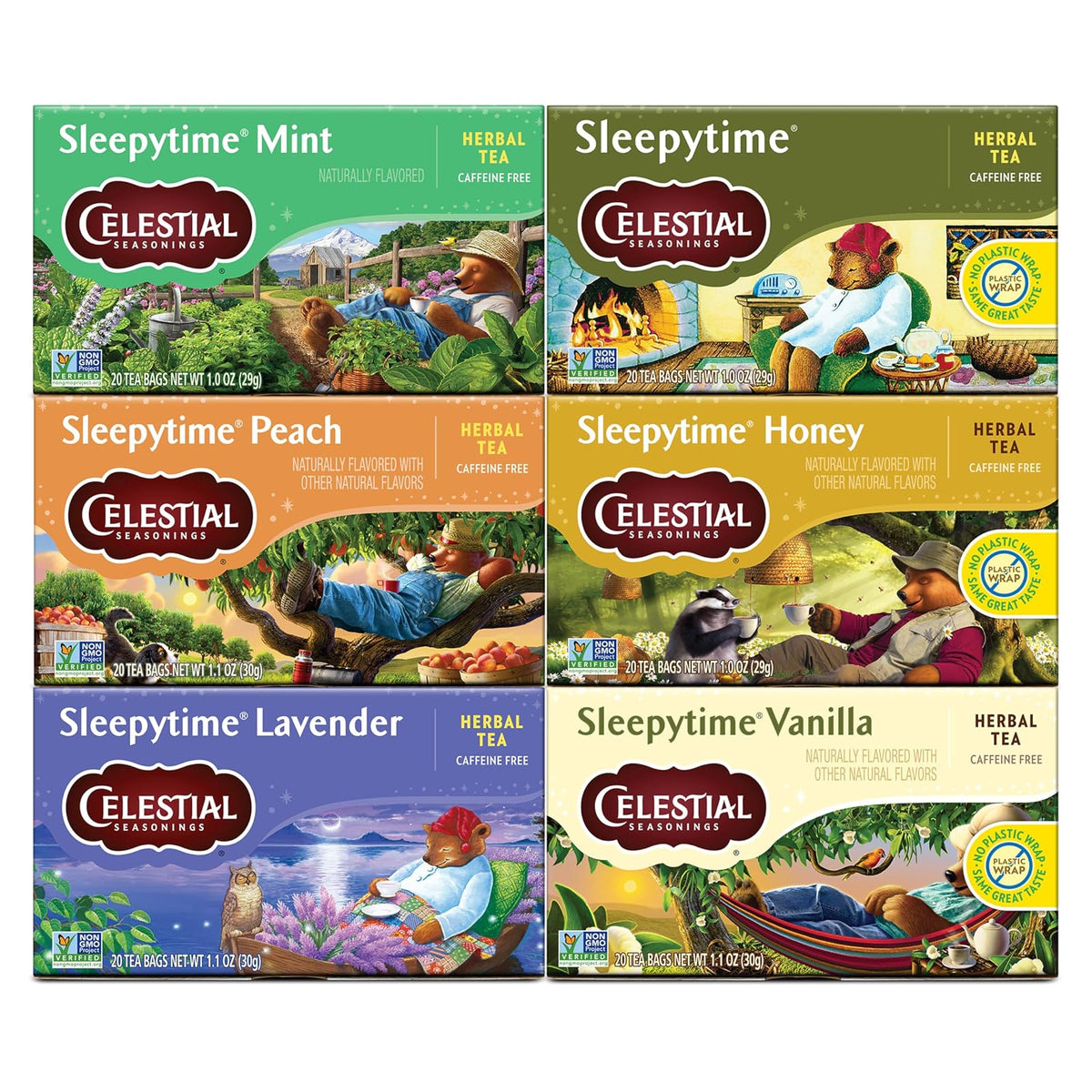 Sleepytime herbal tea variety pack