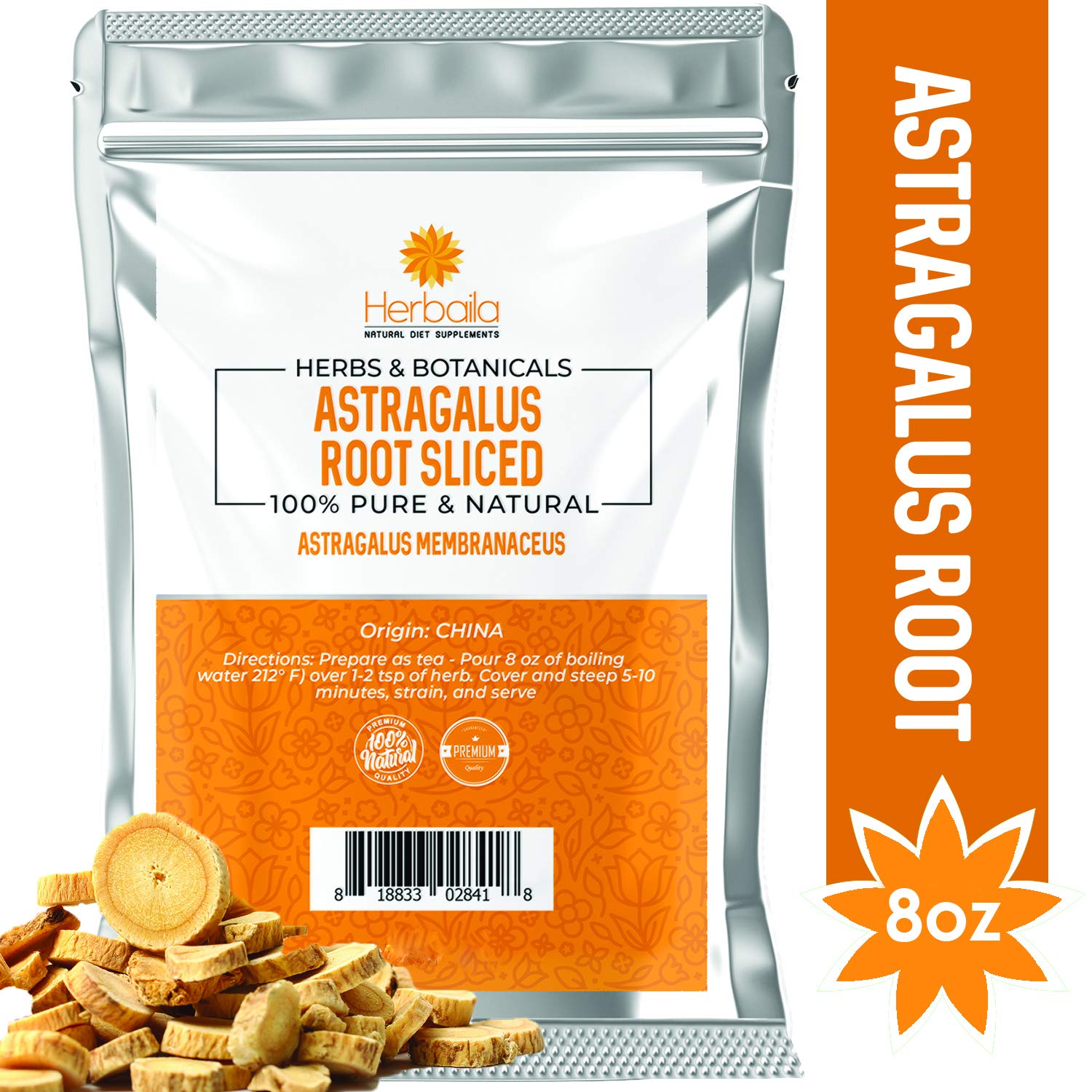 sliced astragalus root immune booster