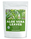 sliced dried aloe vera leaves