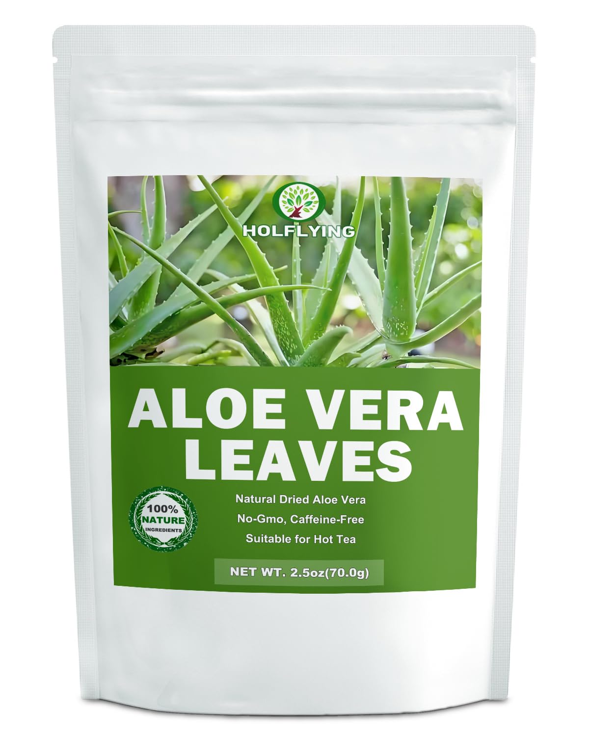 sliced dried aloe vera leaves