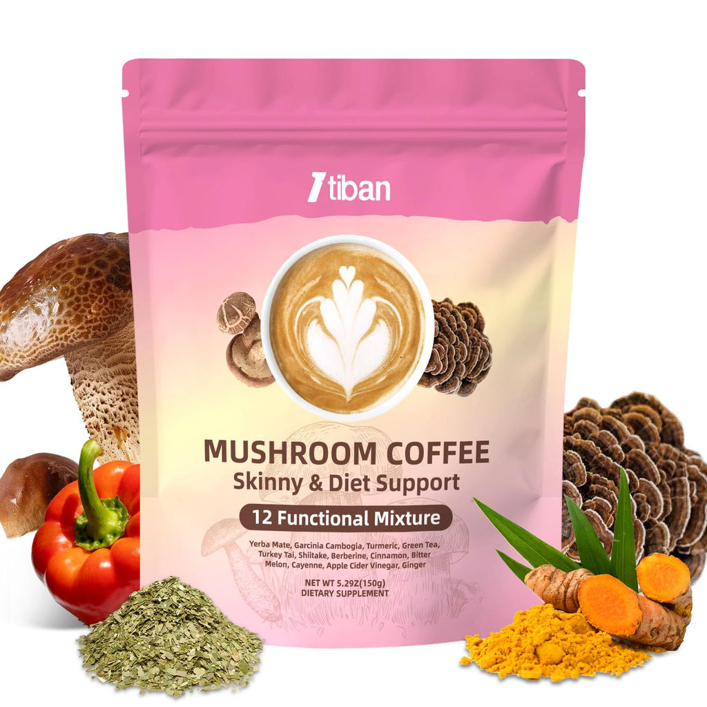 Slim mushroom coffee with berberine