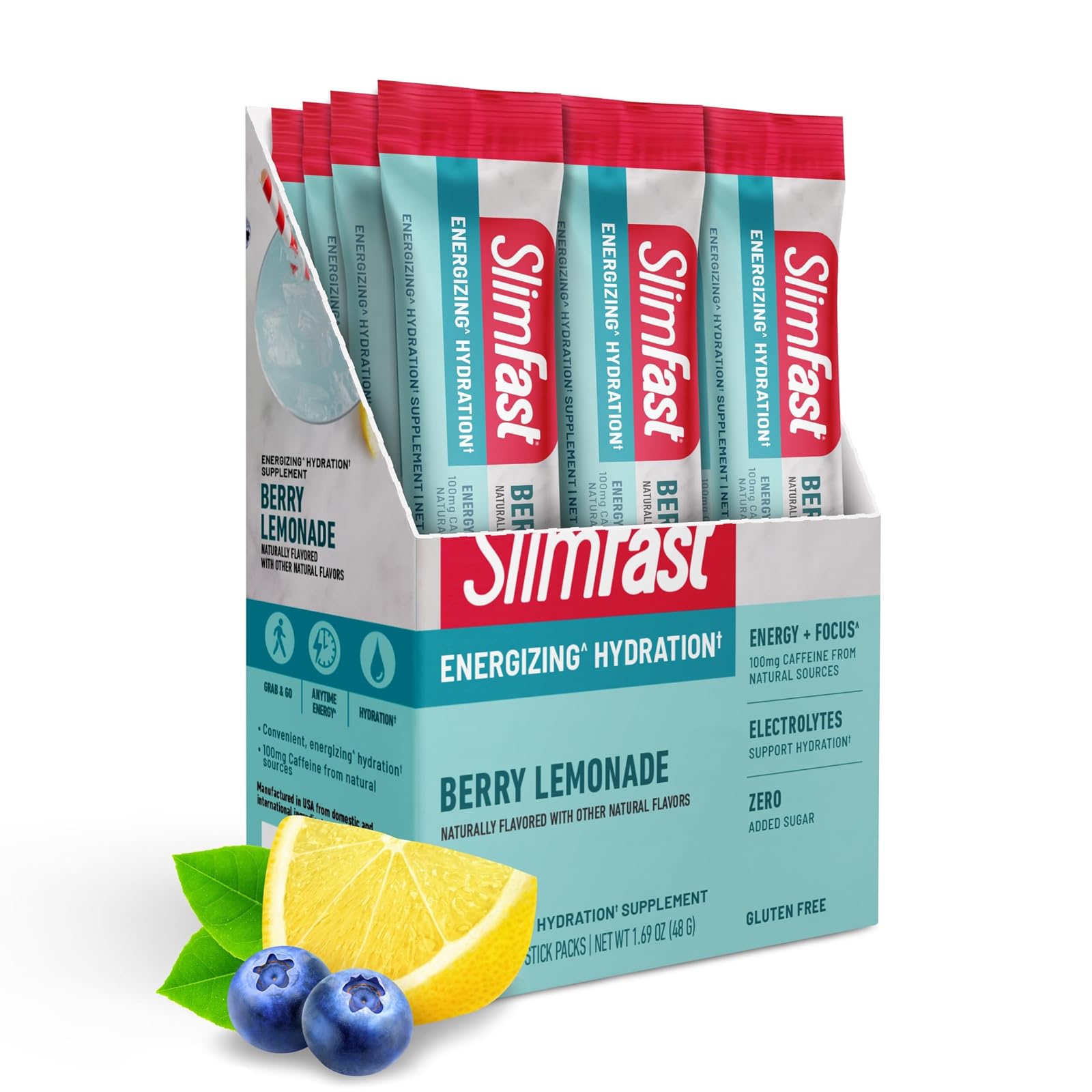 SlimFast electrolyte drink mix packets
